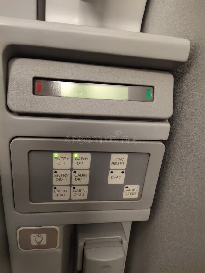 Handset Aircraft Grey Light Monitor Stock Photo - Image of monitor ...