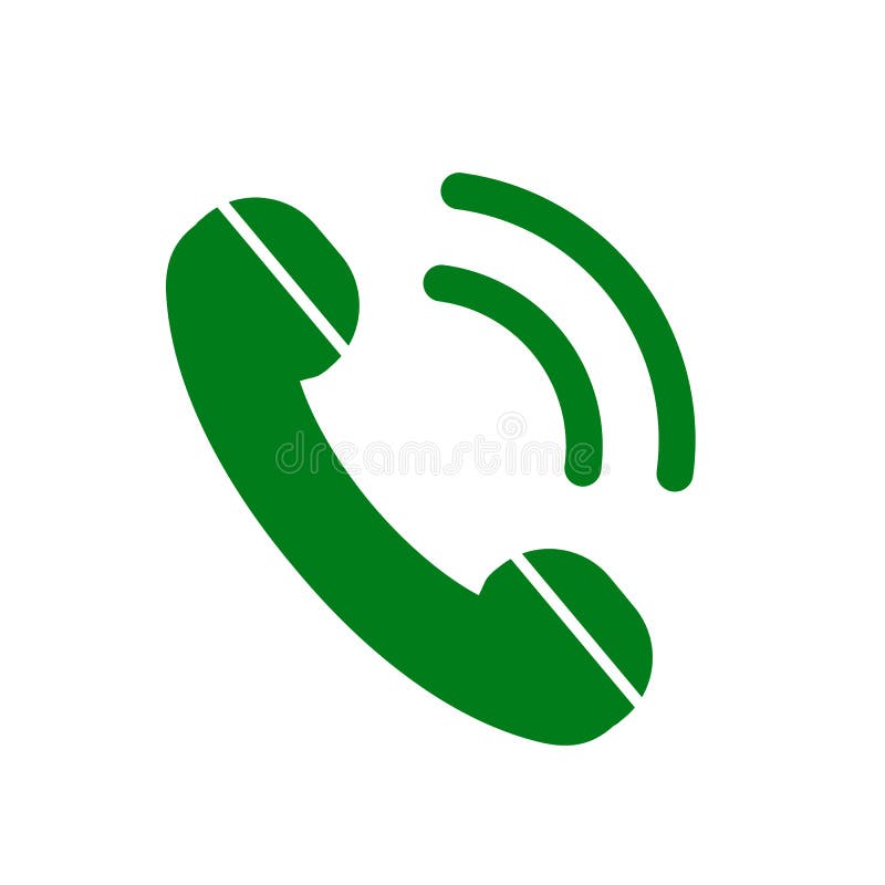 Green Contact Icons on Little Sticky Papers - Vector Stock Vector ...