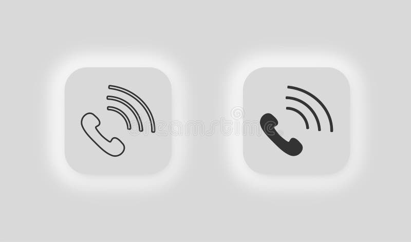 Handset Icon. Phone Symbol. Sign Call Vector Stock Vector ...