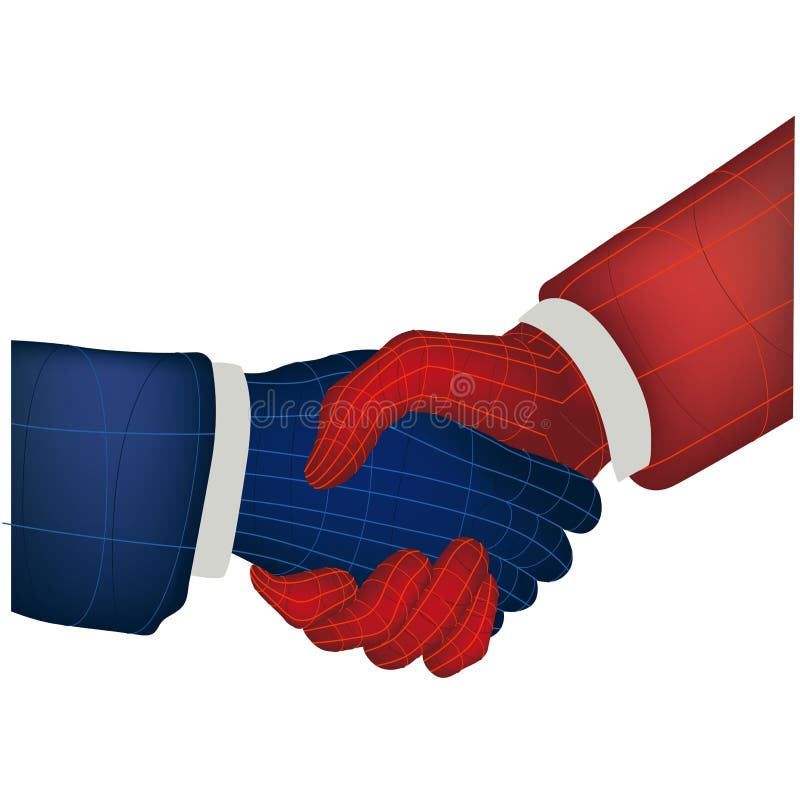 Superhero handshake stock vector. Illustration of handshake - 8061492
