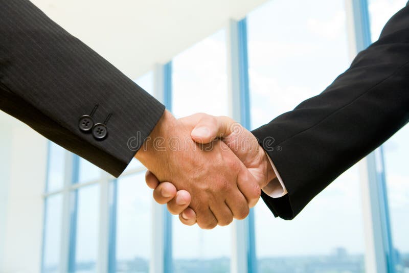 Formal handshake stock photo. Image of contract, corporate - 19123688