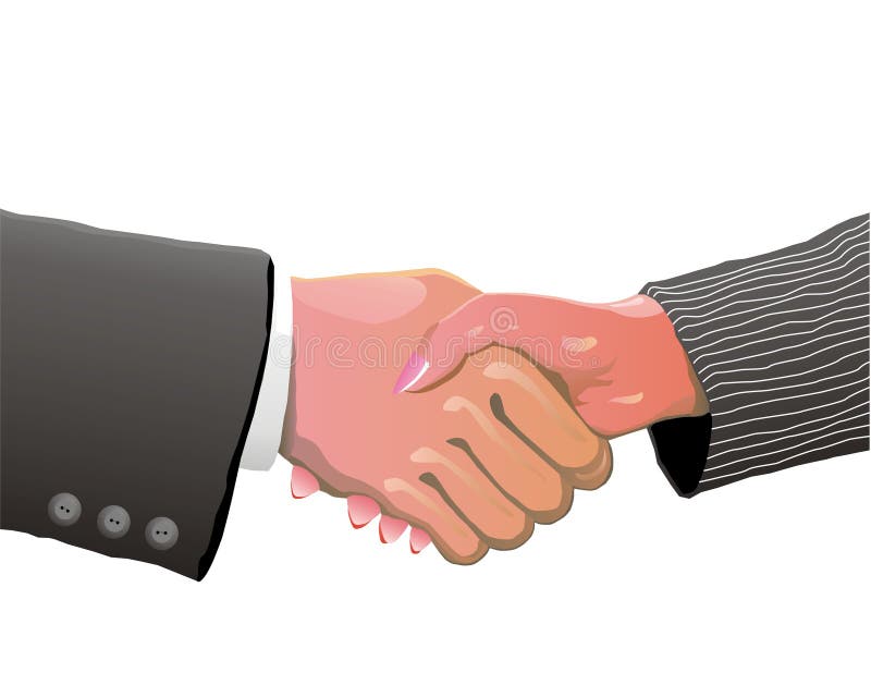 Handshake stock illustration. Illustration of agreement - 12582231