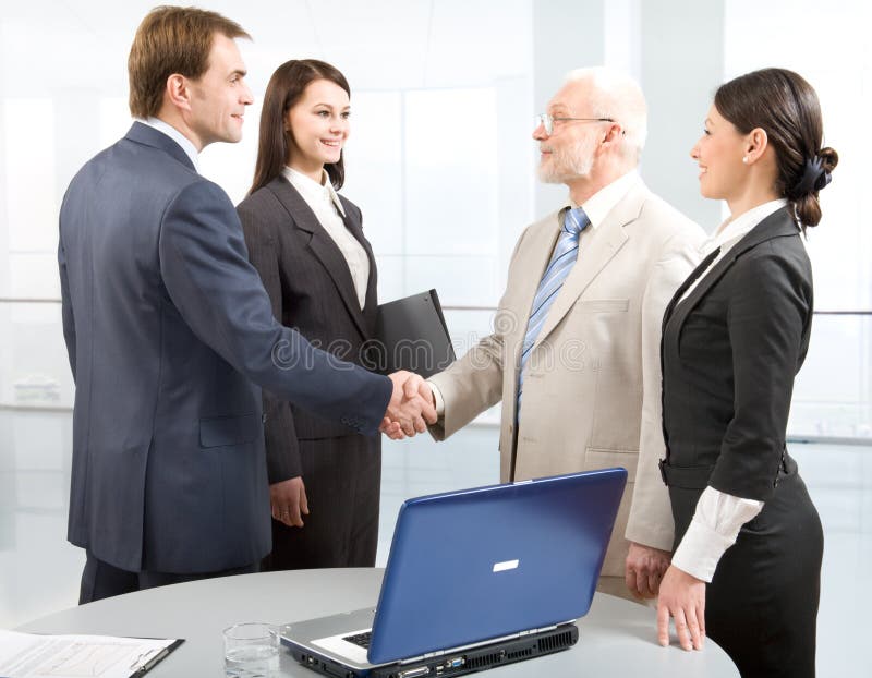 Handshake stock image. Image of professional, growth - 12881117