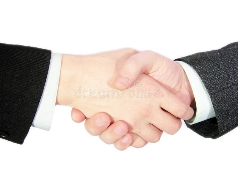 Business handshake stock image. Image of business, commerce - 318155