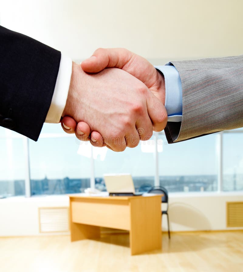 Business handshake stock image. Image of agree, deal, financial - 5712747
