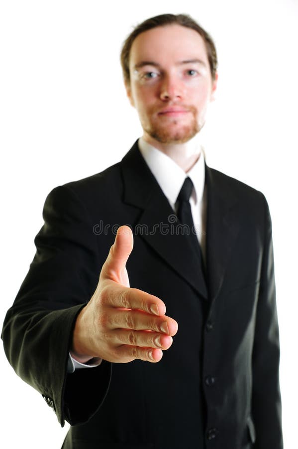 Handshake stock image. Image of single, hand, caucasian - 17358287