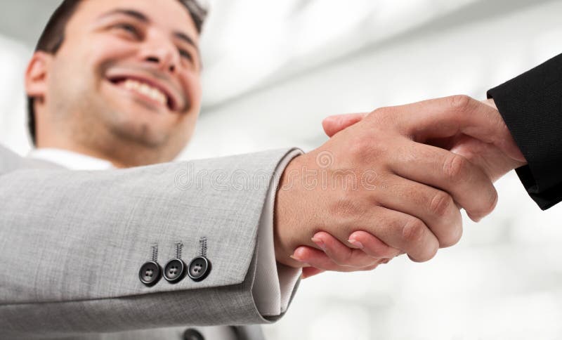 Handshake stock photo. Image of smile, friendly, handshake - 19956938