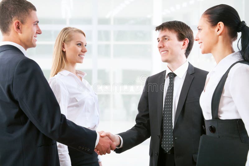 Business sale stock image. Image of contract, handshake - 3556731