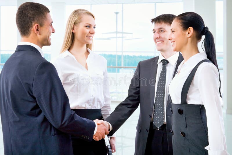 Handshake stock image. Image of hand, executive, greeting - 26663473