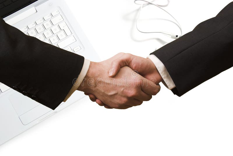 Handshake stock photo. Image of dark, contrast, blue, official - 2110568