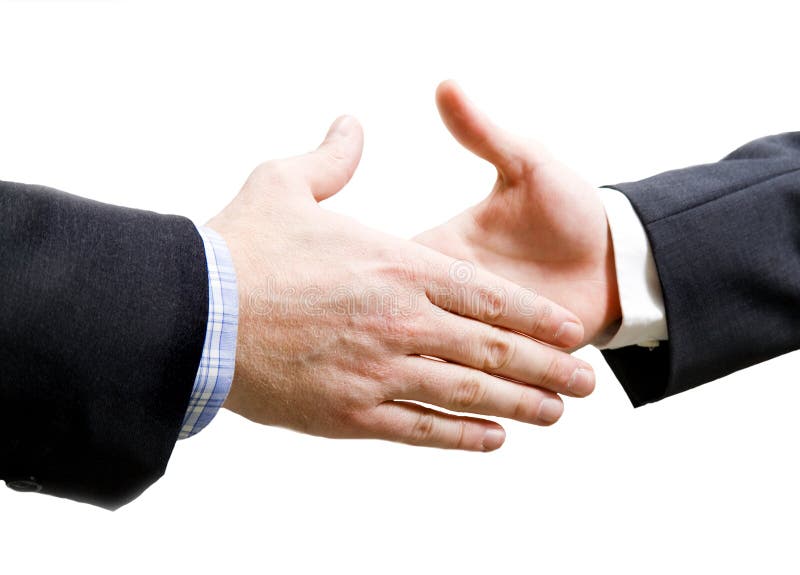 Small Big Business Handshake Size Unfair Stock Image - Image of equity ...