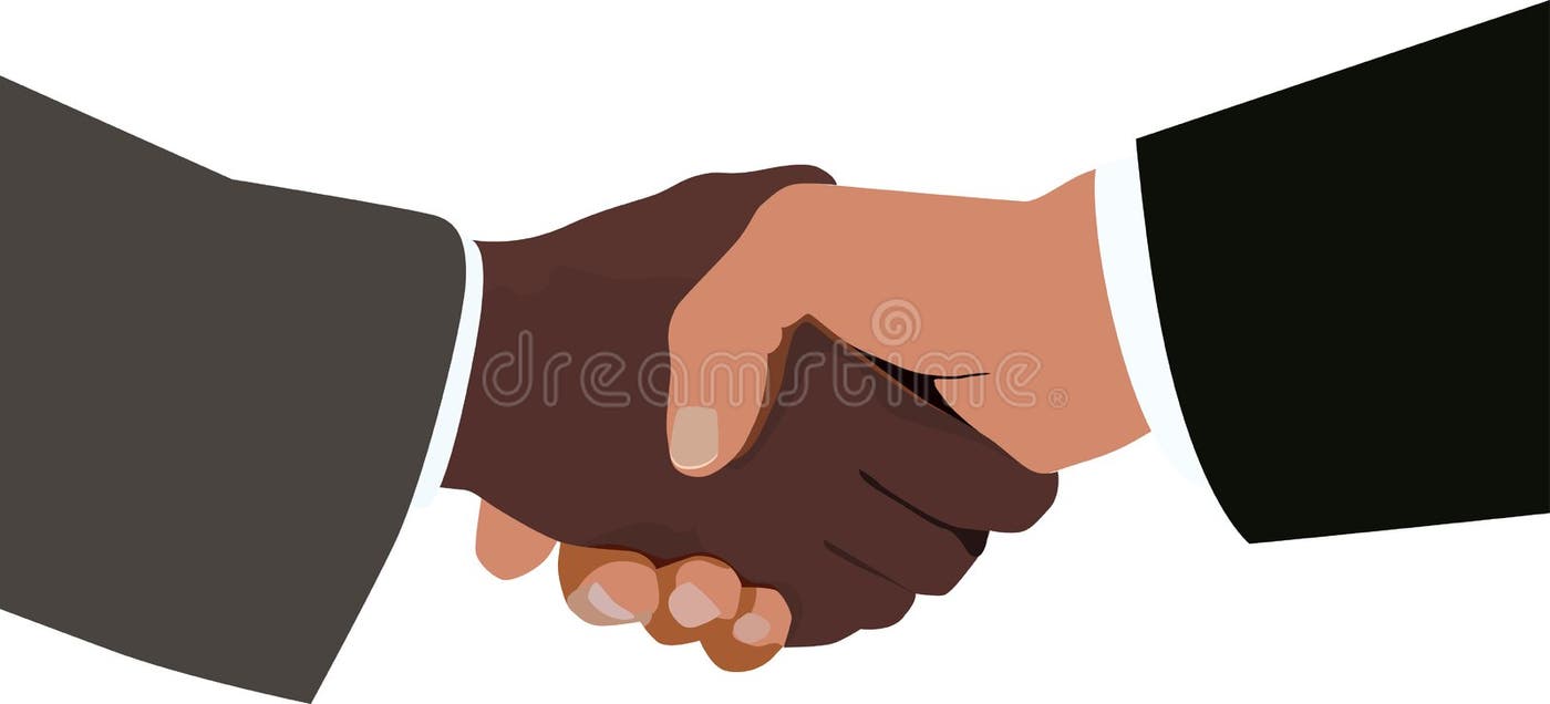 Race Handshake Stock Illustrations – 992 Race Handshake Stock ...