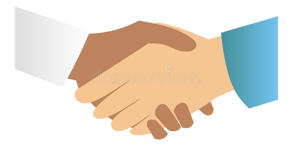 Race Handshake Stock Illustrations – 1,091 Race Handshake Stock ...