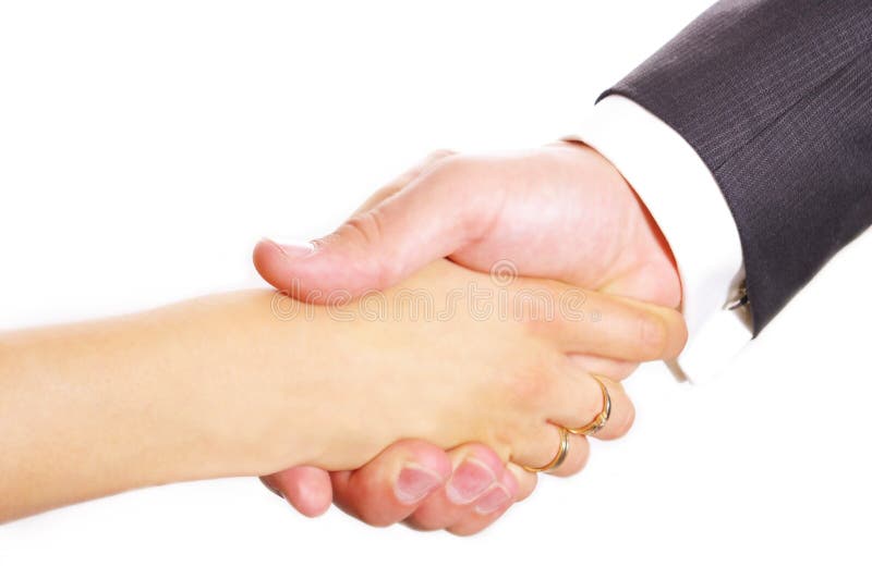 Working Together - Hand Shake with Great Spirit Stock Image - Image of ...