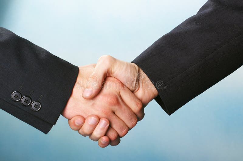 Business handshake stock image. Image of contract, decision - 529491