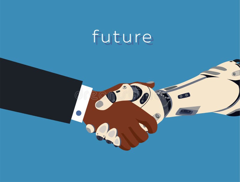 Artificial Intelligence Handshake Stock Illustrations – 2,128 ...
