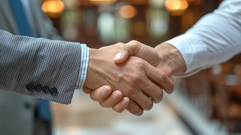 Handshake Agreement stock illustration. Illustration of agreement ...