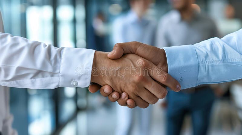 The Handshake Agreement. AI Generated Stock Image - Image of ...