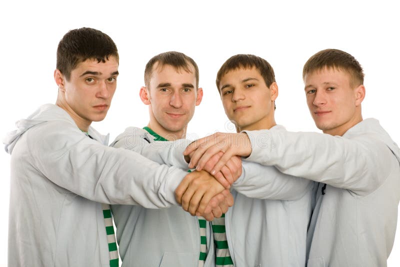 Handshake best friends stock image. Image of brunet, friends - 17865739