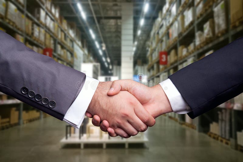 Handshake at big market stock photo. Image of partnership - 64937730