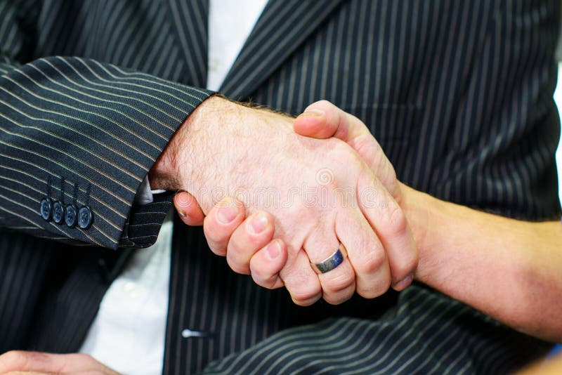 Handshake- boss and worker stock image. Image of mechanic - 85896239