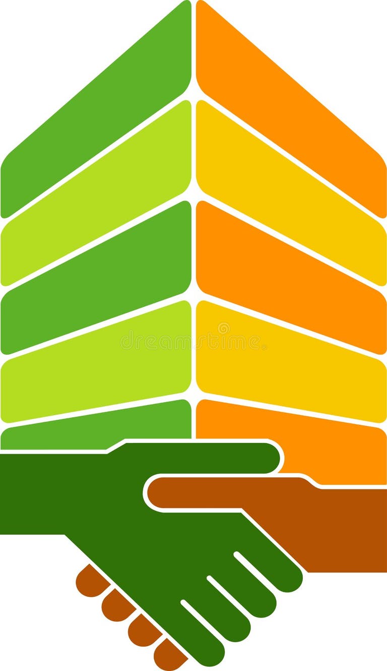 Handshake Building Logo Stock Illustrations – 1,156 Handshake Building ...