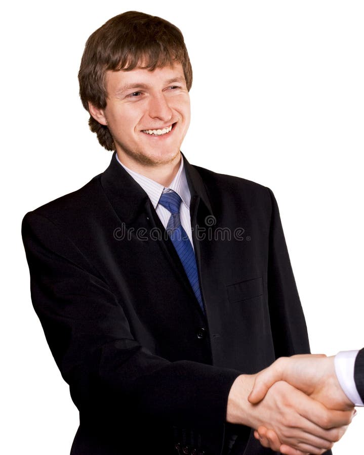 Handshake of business man stock image. Image of hands - 4445353