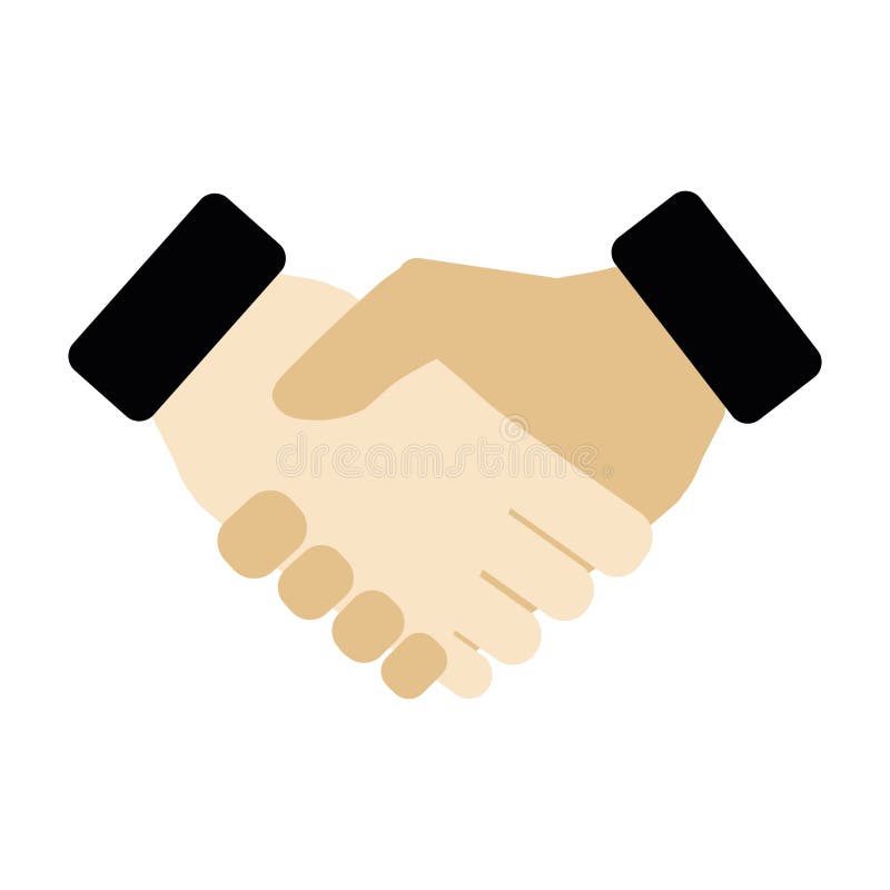 Handshake of Business Partners. Trendy Vector Flat Style Illustration ...