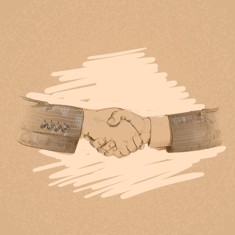 Brown Handshake Stock Illustrations – 370 Brown Handshake Stock ...