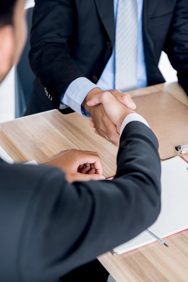 Handshake for Business and Teamwork Stock Image - Image of busy ...