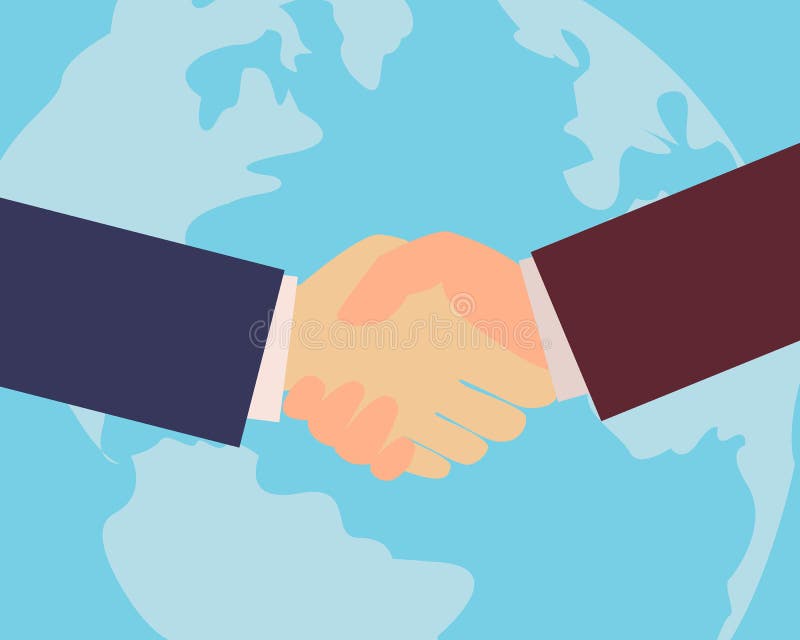 Handshake Map Background Stock Illustrations – 1,179 Handshake Map ...