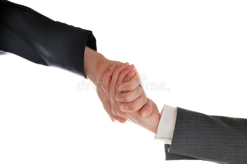 Handshake with Camera Angle Directly Below Stock Photo - Image of ...