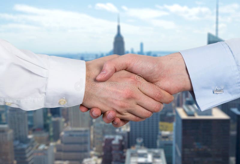Handshake, Building Company Office Stock Image - Image of foreman ...