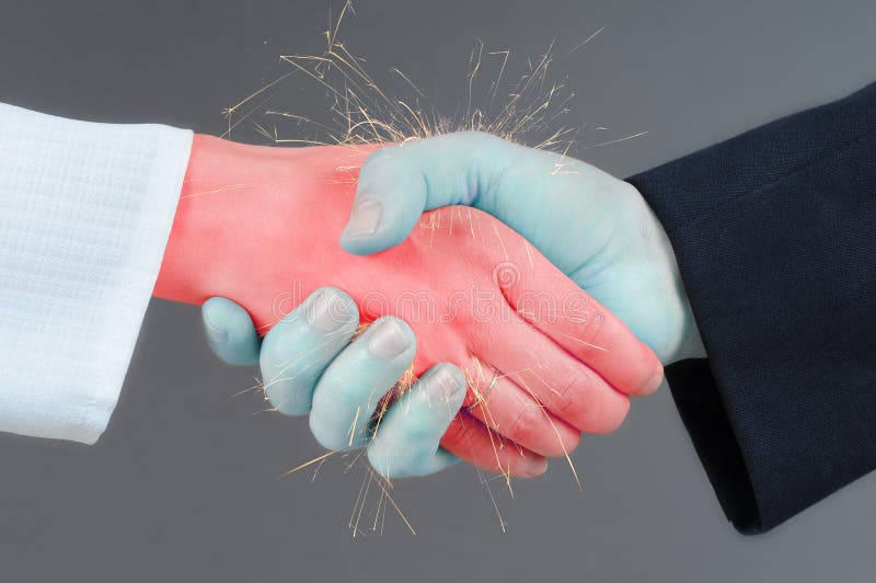 Handshake concept stock image. Image of warm, clash, businesswoman ...