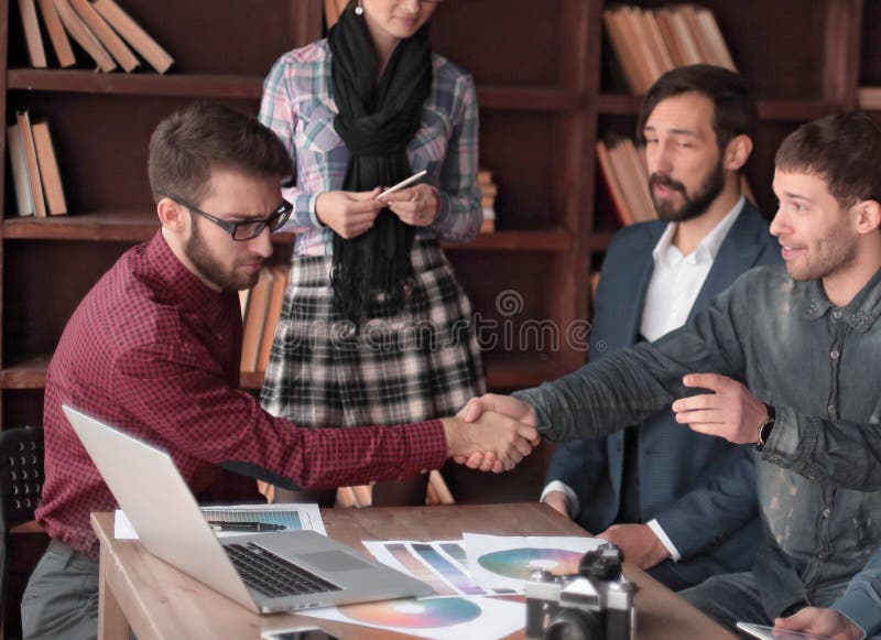 Creative Partners with Bright Ideas Stock Image - Image of inspiration ...