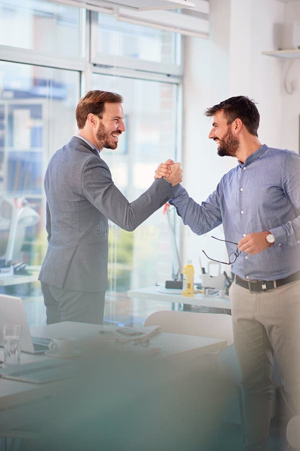 Handshake for a Deal. Business Partner at Meeting Stock Image - Image ...