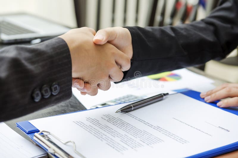 Handshake deal stock photo. Image of form, formalwear - 33099344