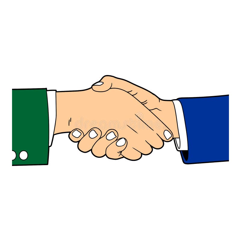 Handshake deal stock vector. Illustration of clip, icon - 266783645