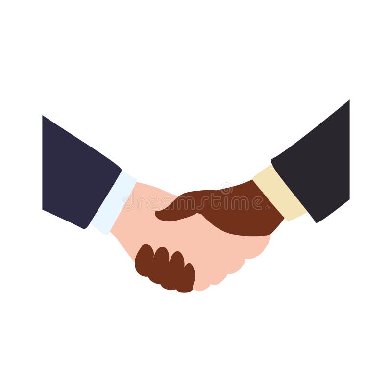 Handshake deal symbol stock illustration. Illustration of friendship ...