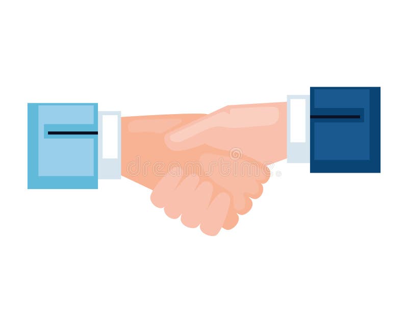 Handshake done deal stock vector. Illustration of cooperation - 283918734