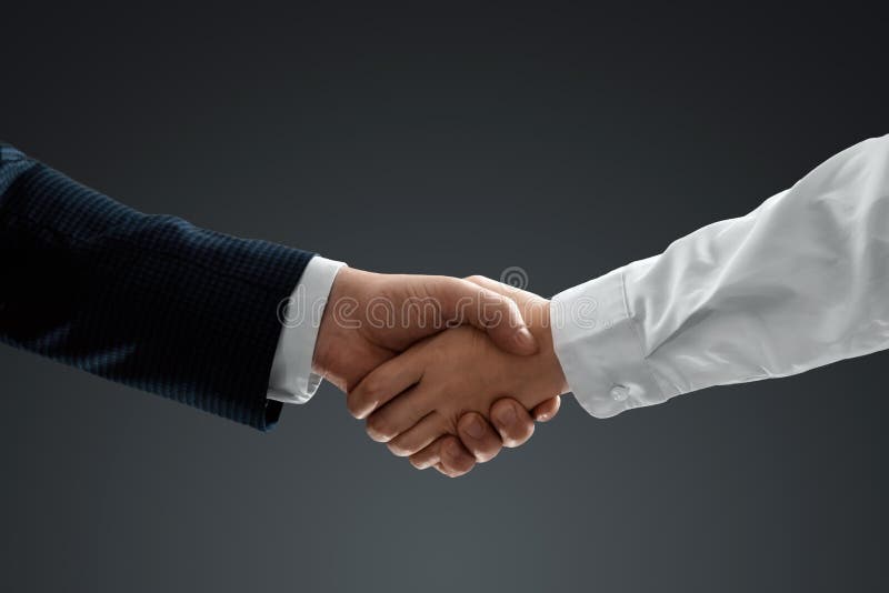 Handshake with Effect, Teamwork, Partnership Concept, Business ...