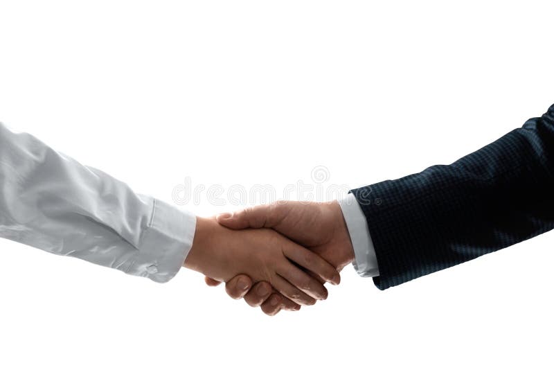 Handshake with Effect, Teamwork, Partnership Concept, Business ...