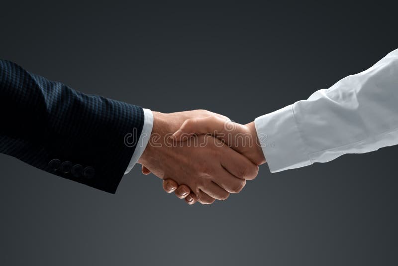 Handshake with Effect, Teamwork, Partnership Concept, Business ...
