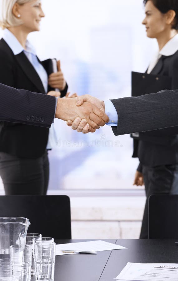 Handshake stock image. Image of building, greeting, corporate - 12447543
