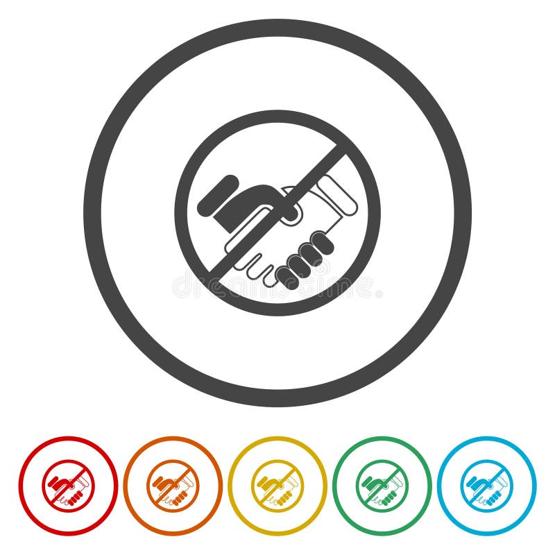 Hand Forbidden Sign. Blocking Sign with Hand Icon. Stop Sign. No Entry ... Hand Forbidden Sign. Blocking Sign with Hand Icon. Stop Sign. No Entry ...