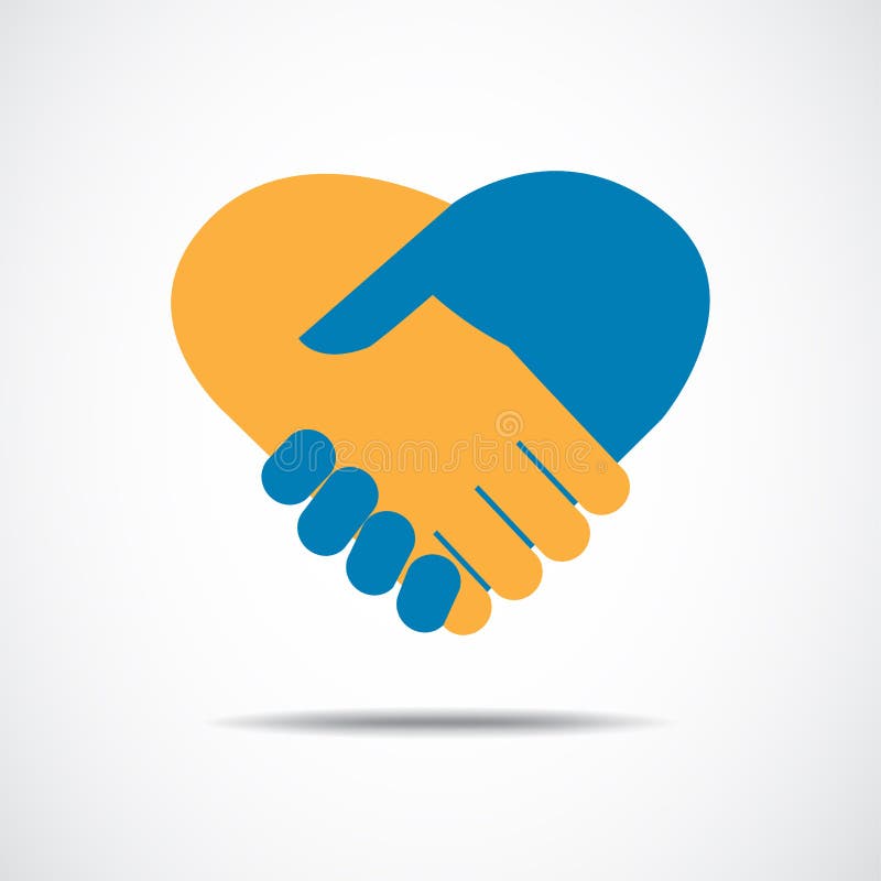 Heart Handshake Form Heart Stock Illustrations – 78 Heart Handshake ...