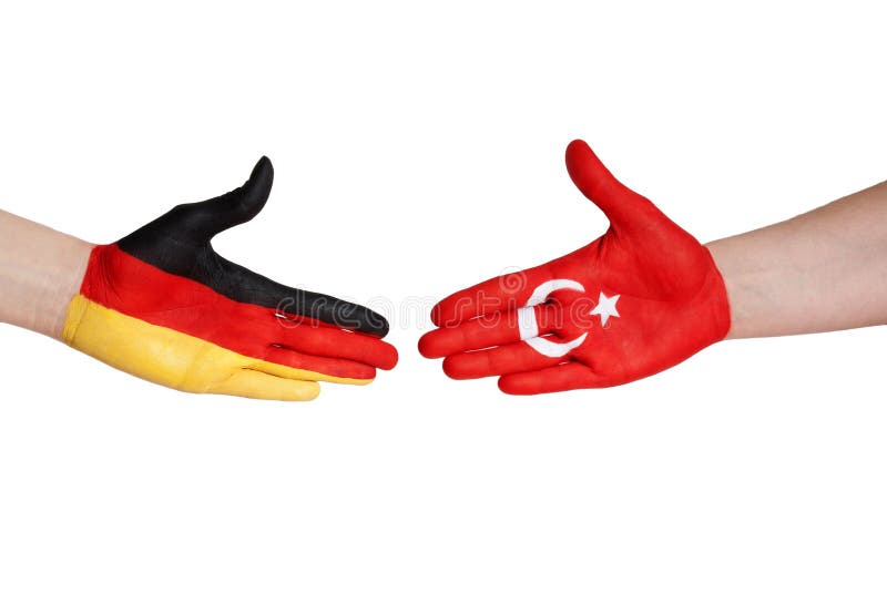 German and Turkish Handshake Stock Image - Image of accept, agreement ...