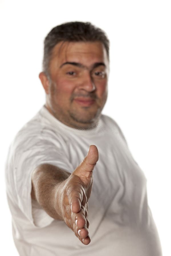 Handshake gesture stock image. Image of isolated, white - 87079161