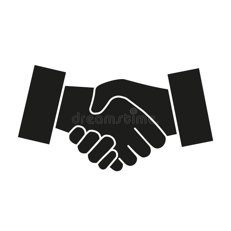 Handshake of Business Partners.Vector Flat Style Illustration Stock ...