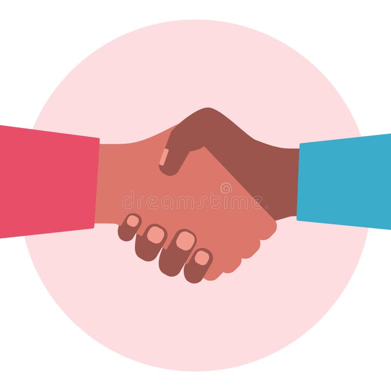 Handshake stock vector. Illustration of conversation - 200005533